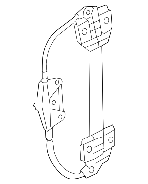 2005-2011 Audi Window Regulator 4F0-839-461-B | Audi USA Parts