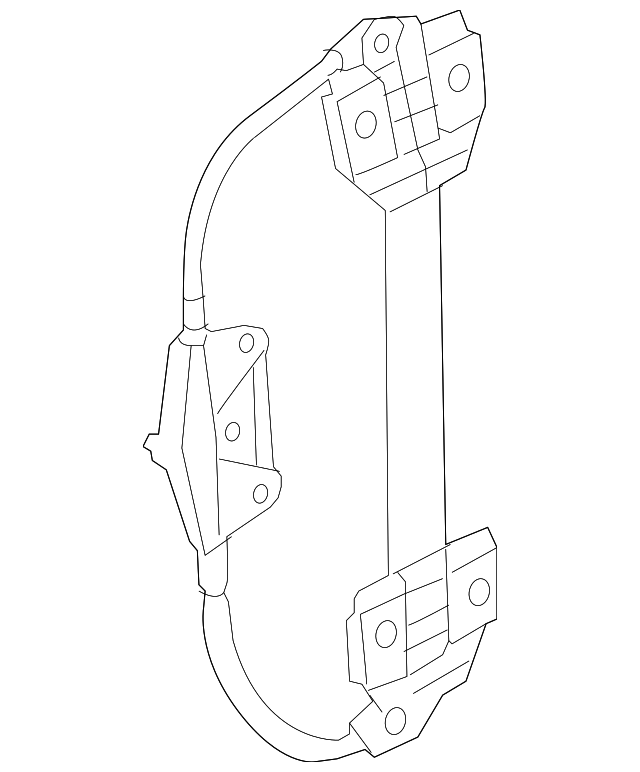 2005-2011 Audi Window Regulator 4F0-839-461-B | Audi USA Parts