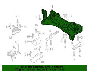 2015-2021 Volkswagen Engine Cradle 5WA-199-315-F | World VW Parts