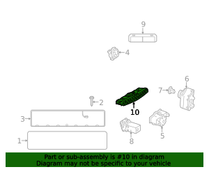 222-906-82-04 - HVAC Temperature Control Panel 2019-2020 Mercedes-Benz ...