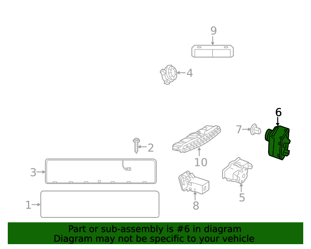 213-900-86-20 - Ignition Switch 2018 Mercedes-Benz | AutoNationParts.com
