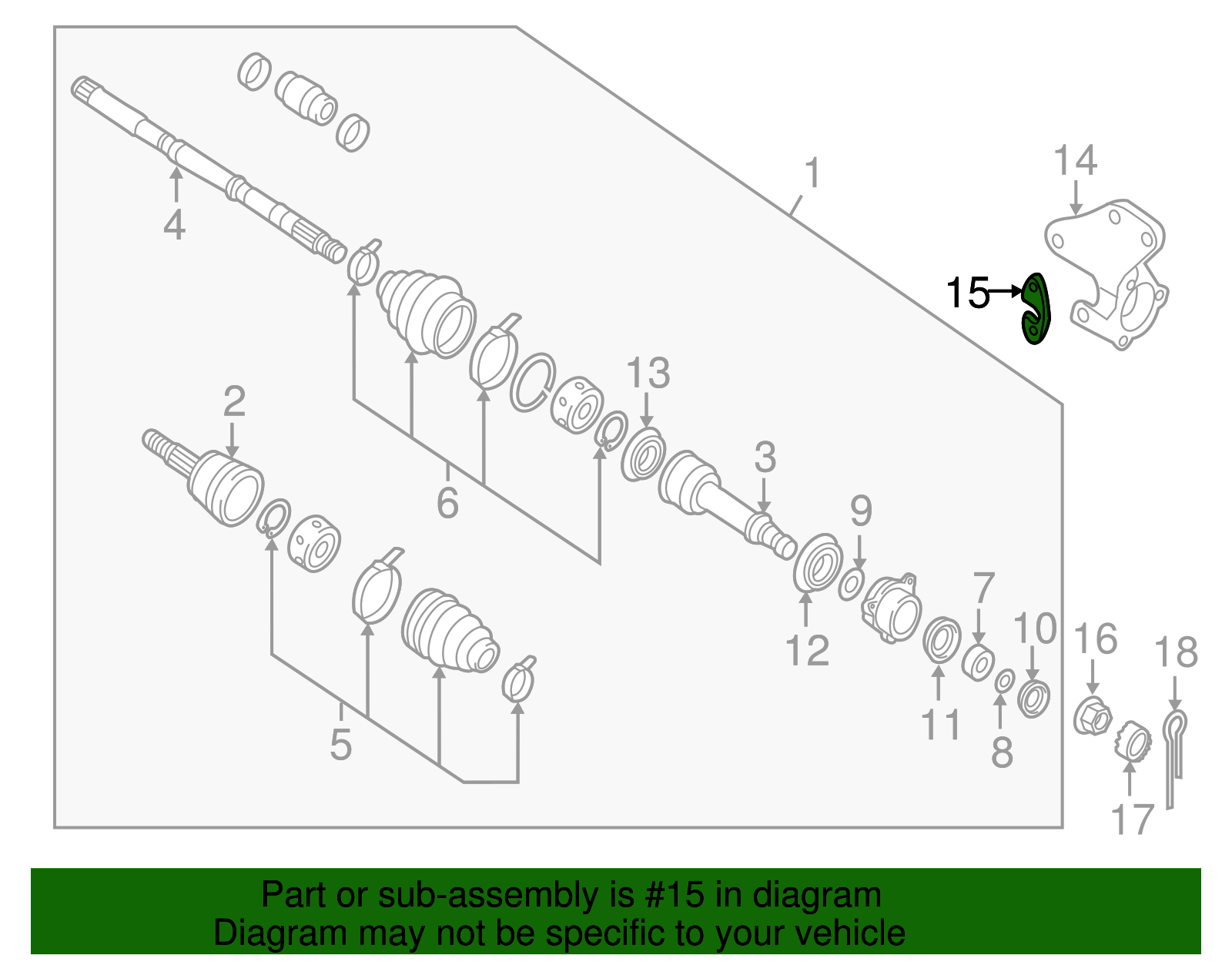 2013-2024 Nissan Bearing Support Retainer Plate 39776-3JA0A | OEM Parts ...