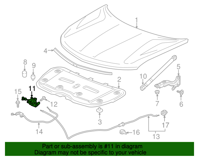 2019-2020 GM OEM NEW 2019-2020 GM Buick Traverse Latch Assembly Hood ...