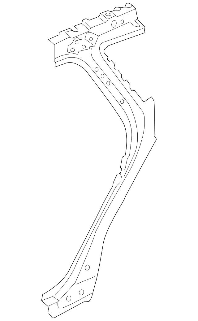 2018-2020 Volvo XC60 Lock Pillar Reinforced - Driver's Side (LH ...