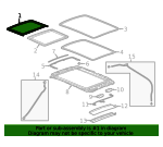 2010-2024 GM Sunroof Window 84501217 GM | GMPartsDirect.com