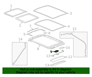 2017-2021 GM Sunroof Motor 84601775 | TascaParts.com