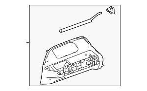 247-730-57-02-1D03 - Pull Handle 2020-2021 Mercedes-Benz GLB 250 ...