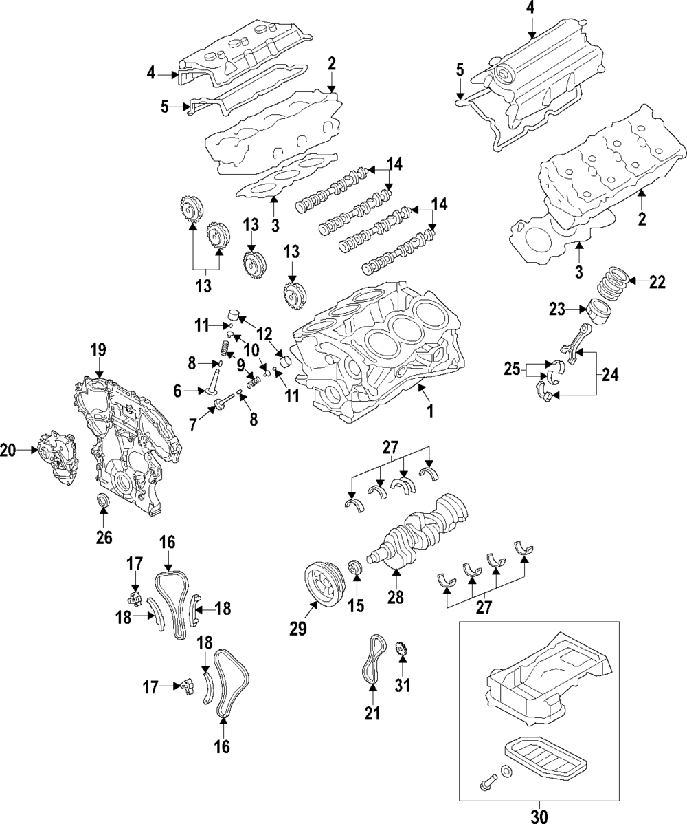 2017-2019 Infiniti Q60 Oil Pump Gear 15043-5CA0A | Infiniti of Orland Park