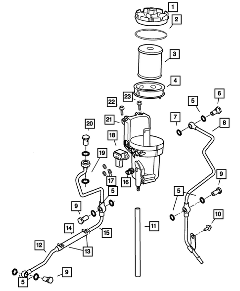 Fuel Lines for 2005 Dodge Ram 3500 | Mopar Factory Parts
