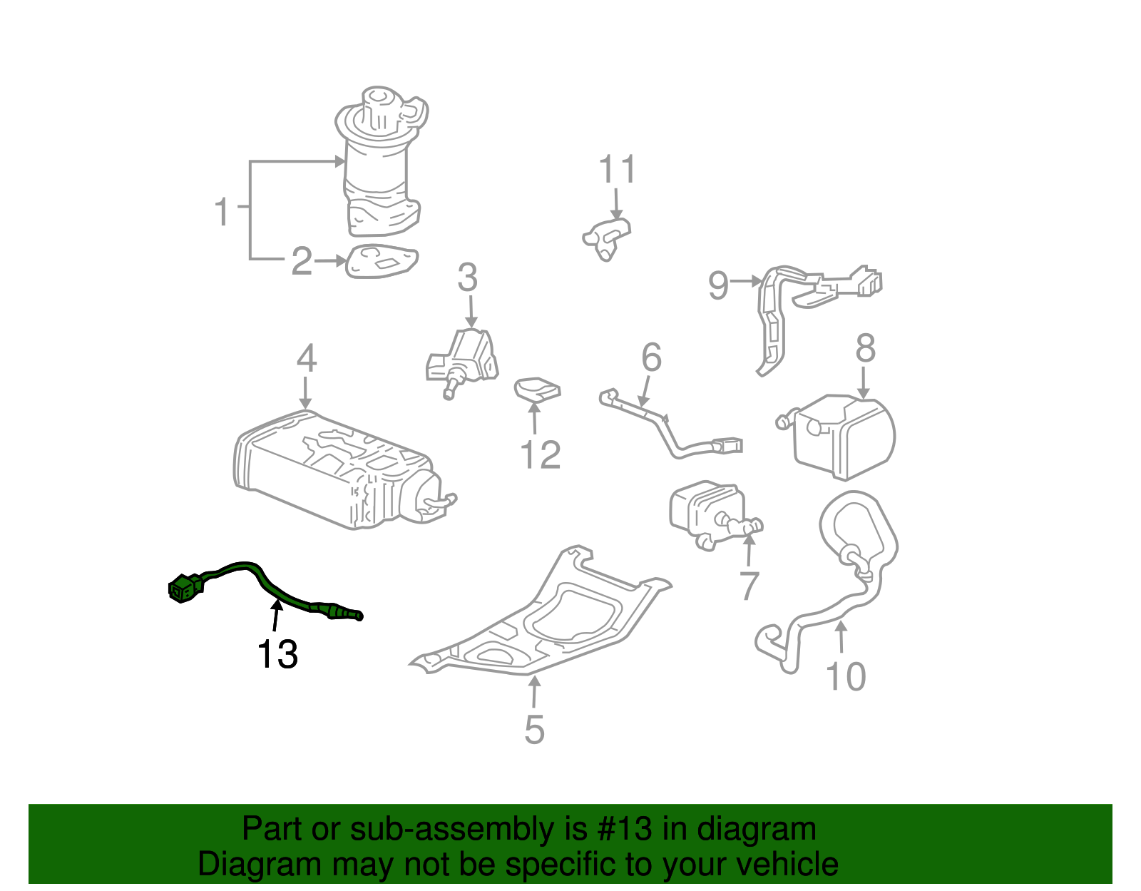 36531-R70-A02 - Oxygen Sensor 2008-2013 Honda | Honda Parts Online
