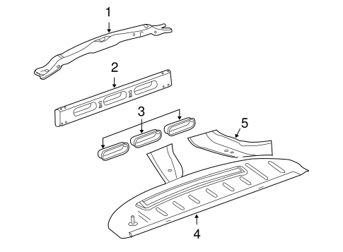 Radiator Support for 2005 Dodge Ram 1500 | TascaParts.com