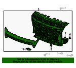 2021-2022 Chevrolet Colorado Front Grille 84457396 GM | GMPartsDirect.com