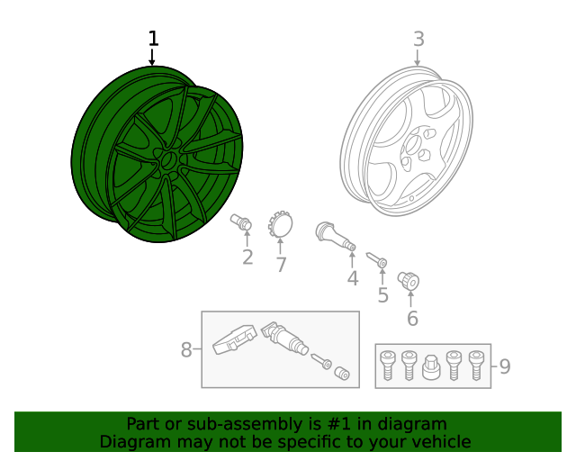 42611-WAA08 - Wheel, Alloy - 2021-2023 Toyota GR Supra | OEM Genuine ...