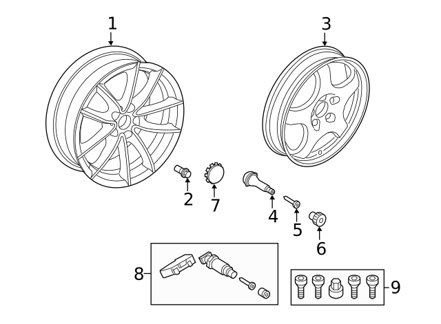 2021-2023 Toyota GR Supra Wheel, Alloy 42611-WAA08 | Toyota Parts Center