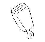 906-860-03-69-9051 - Outer Buckle 2010-2018 Mercedes-Benz | Mercedes ...