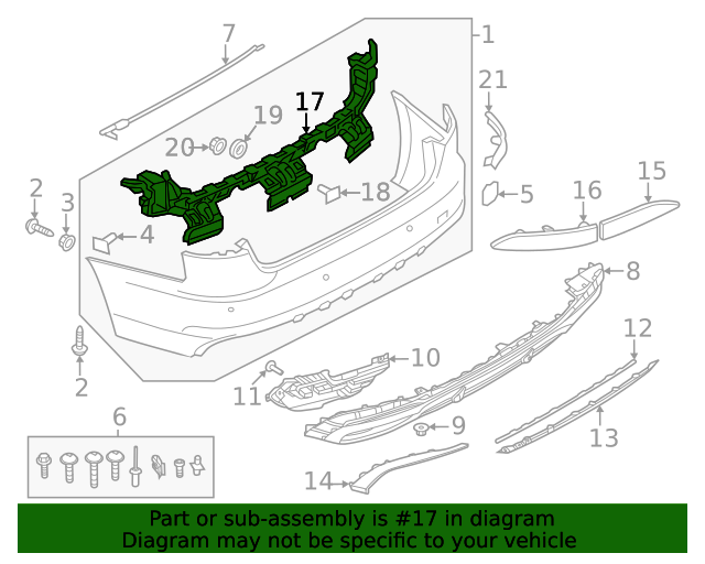 2017-2019 Audi Side Mount Bracket 8W0-807-284 | Audi USA Parts