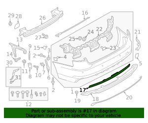 2019 Audi Lower Trim 8W0-807-833-3Q7 | Audi USA Parts