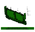 2019-2022 Chevrolet Front Bumper Shutter Frame 84652498 | TascaParts.com