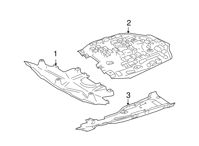 164-524-11-30 - Front Shield 2006-2012 Mercedes-Benz | Mercedes-Benz ...