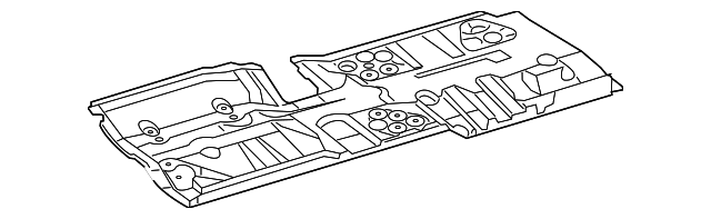 Mercedes-Benz OEM Floor Pan Part# 217-610-51-00 | OEM Vehicle Parts