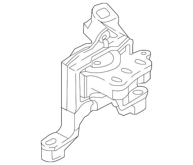 Genuine Toyota Side Mount part# 12305-WB002 for 2016-2020 Toyota ...