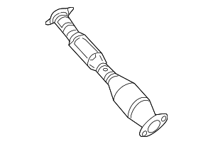 2012-2017 Nissan Front Pipe - Driver's Side (LH) 20020-1PD0A ...