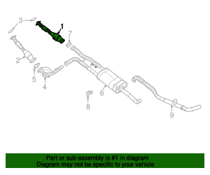 20010-1PD0A - Front Pipe 2012-2017 Nissan | Nissan Parts & Accessories ...