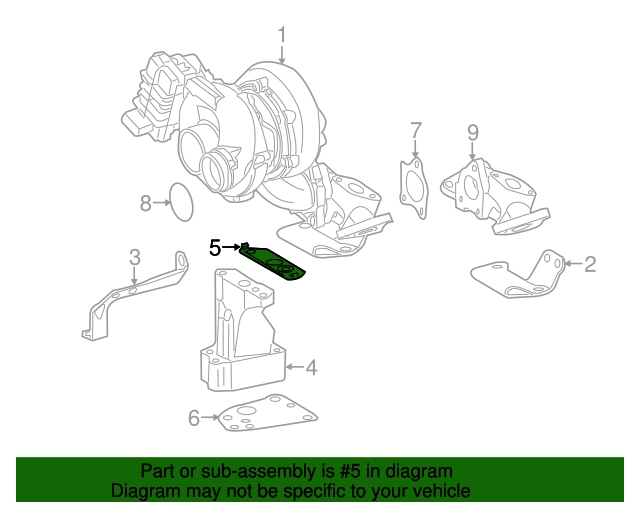 Support Brace Upper Seal - Mercedes-Benz (642-142-07-81)
