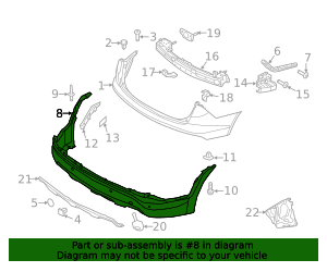 2013-2016 Hyundai Santa Fe Sport Lower Cover 86512-4Z000 | OEM Parts Online