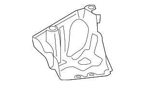 2013-2016 Hyundai Santa Fe Sport Under Cover 86696-4Z100 | HyundaiParts ...