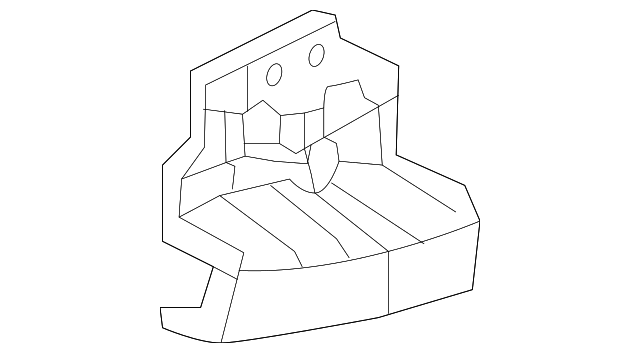 2013-2018 Hyundai Santa Fe Sport Lower Bracket 86618-2W000 | OEM Parts ...