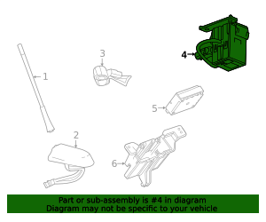 84610506 - Mobile Phone Antenna 2020-2025 GM | Gateway Buick GMC Parts