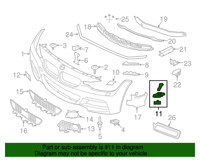 2014-2019 BMW Repair Kit 51-11-8-062-209 | OEM Parts Online