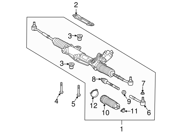2003-2012 Mercedes-Benz Rubber Bushing 211-463-03-66 | Mercedes-Benz Parts