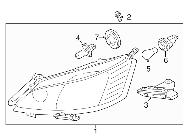 2004-2021 Nissan Signal Lamp Bulb 26717-9B917 | Nissan Parts Plus