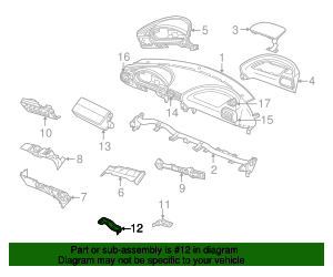 51458398095 - 1996-2002 BMW Z3 Knee Bolster Support (51-45-8-398-095 ...