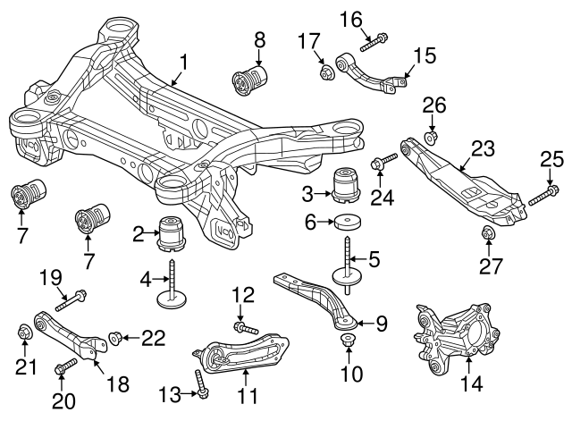 2014-2019 Jeep Cherokee Knuckle 05090072AE | Mopar Depot