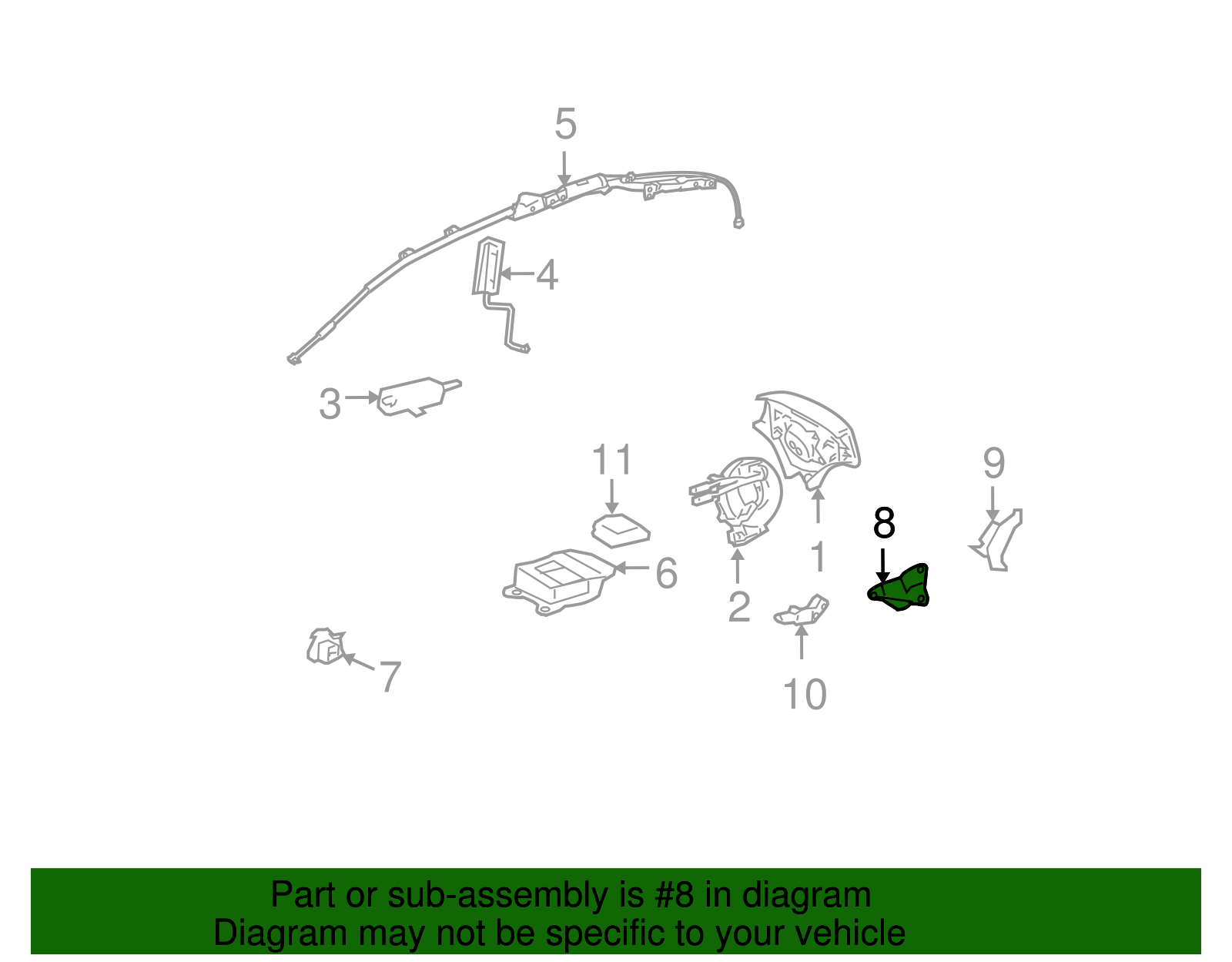 89860-06060 - 2004-2008 Toyota Solara - Side Sensor | Sparks Parts