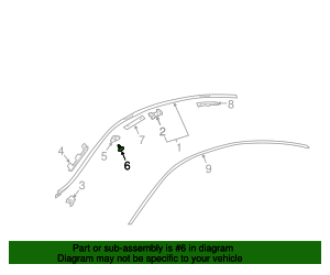 006-990-17-12 - Roof Molding Screw 2012-2024 Mercedes-Benz | Mercedes ...