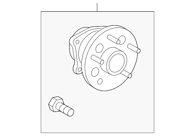Genuine Toyota Hub & Bearing part# 42450-08020 for 2003-2010 Toyota ...