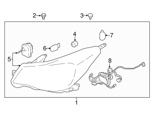 2017-2018 Subaru Forester Composite Assembly 84002SG263 | Subaru Parts ...