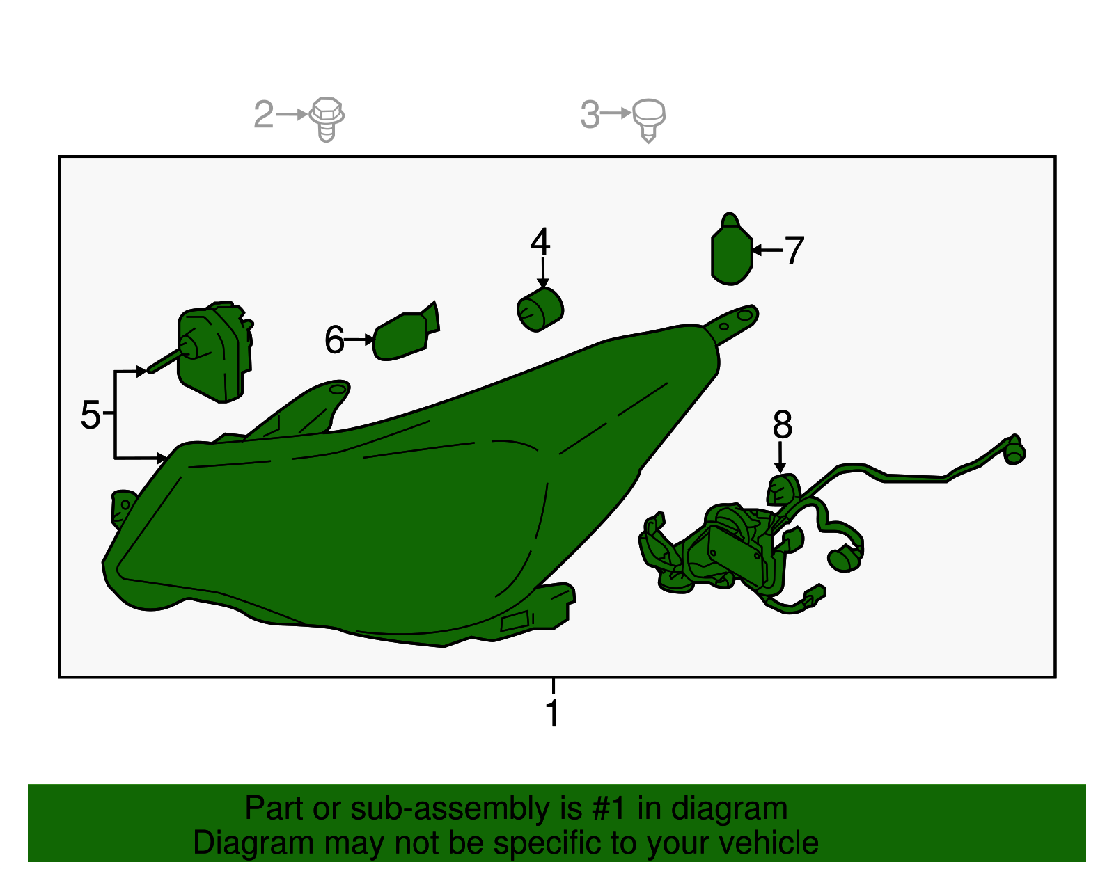 2017-2018 Subaru Forester Composite Assembly 84002SG263 | Subaru Parts ...