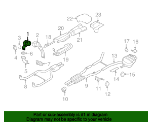 Genuine BMW 18-32-7-645-234 | Catalytic Converter | FREE Shipping on ...