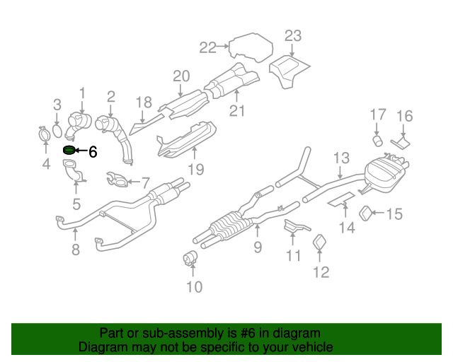 18307577959 - 2008-2015 BMW Front Pipe Seal (18-30-7-577-959) | BMW of ...