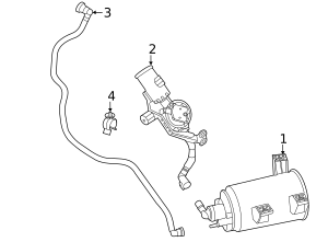 16116766685 - 2020-2023 BMW Breather Tube Clip (16-11-6-766-685 ...
