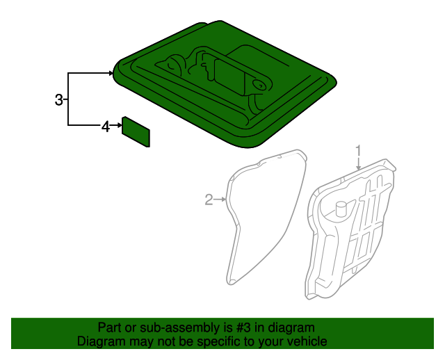 2824A012 - Filter 2007-2020 Mitsubishi Outlander | Mitsubishi Direct Parts