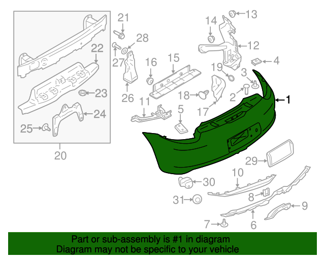 2013-2016 Porsche Boxster Bumper Cover 981-505-020-A1 | Sunset Porsche ...