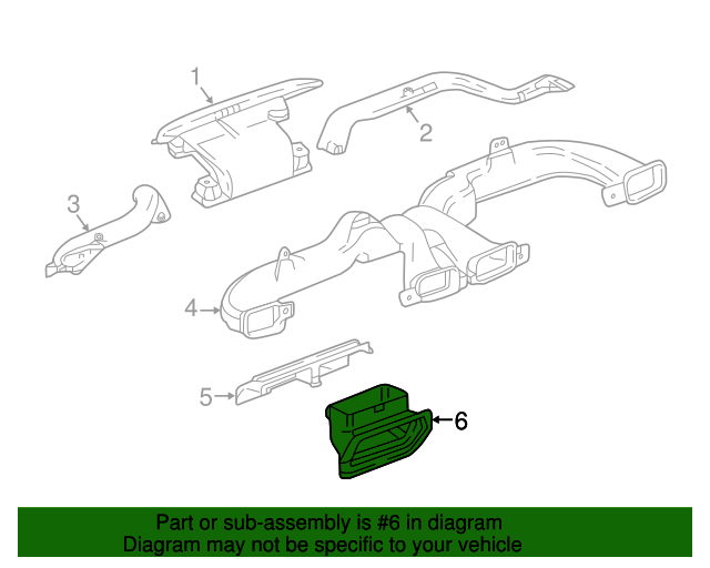 2018-2023 GM Air Inlet Duct 84244129 | Auto Parts Express