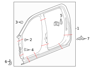 2019-2024 GM Body Passenger Side Outer Panel 84652938 | Auto Parts Express