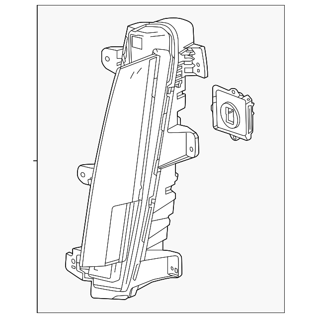 85779278 - Lamp 2021-2024 Cadillac | Chevrolet Parts Direct